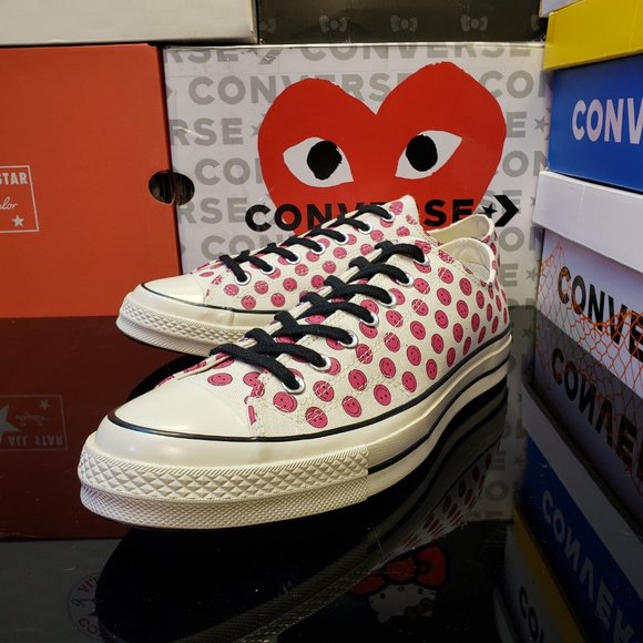 Converse | Shoes | Converse Chuck 7 Happy Camper Lo Top Allover Smiley ...